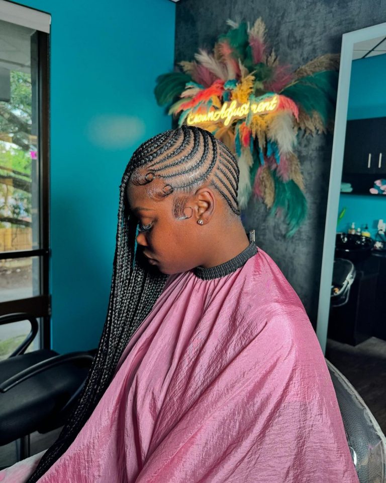 Half Cornrows Half Box Braids Are The Most Dominant Style In 2024