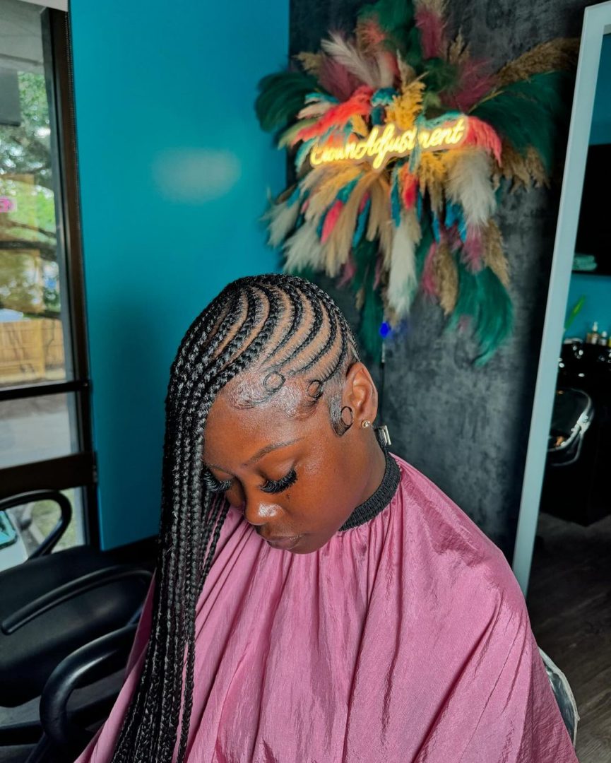 Half Cornrows Half Box Braids Are The Most Dominant Style In 2024