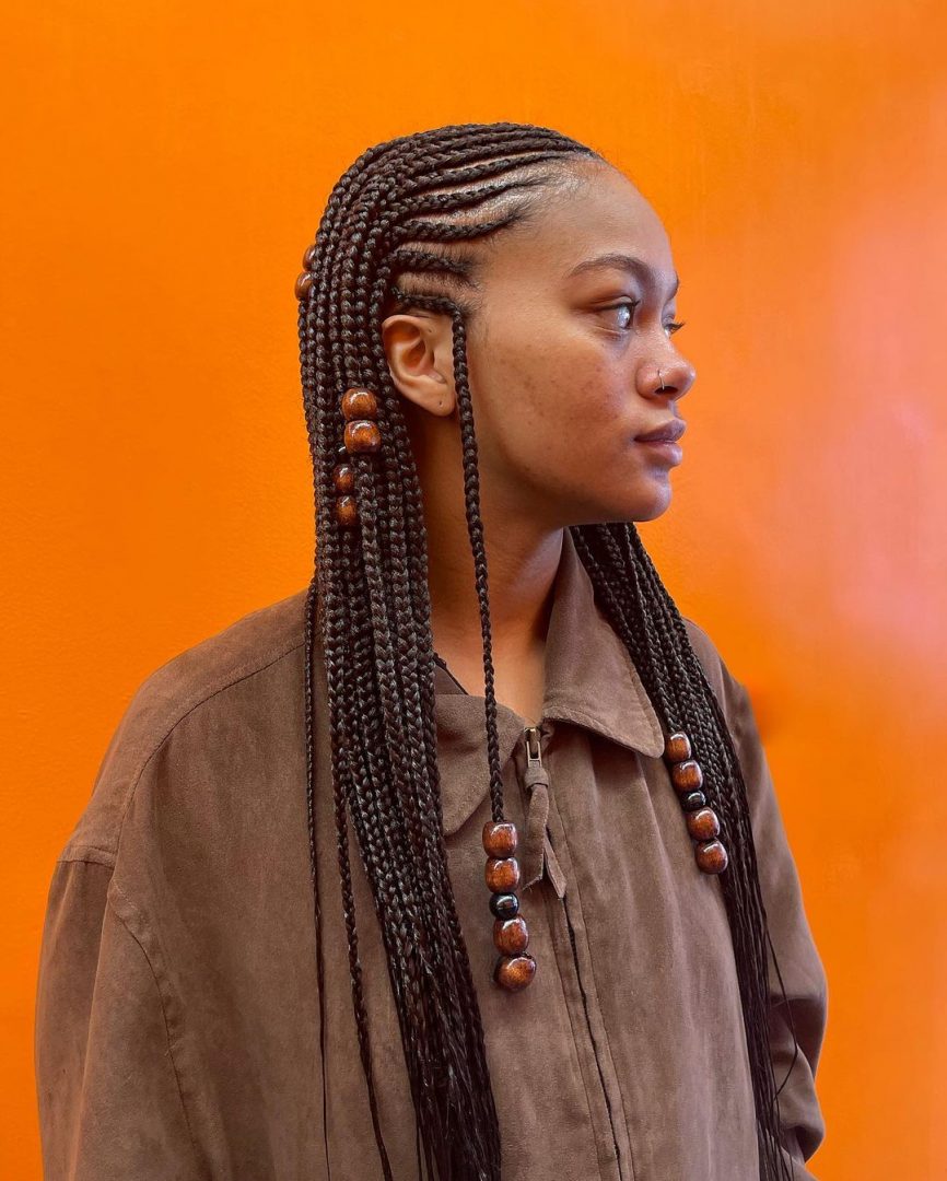 Half Cornrows Half Box Braids Are The Most Dominant Style In 2024