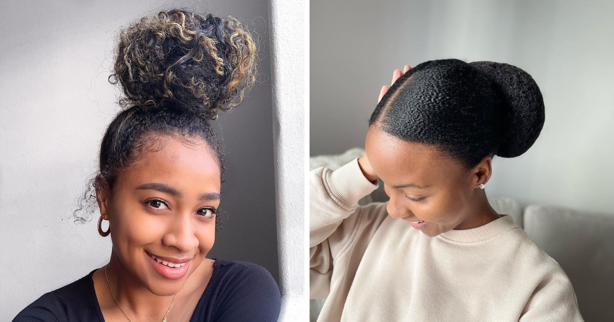 18 Prettiest Natural Hair Bun Styles You’ll Want To Copy