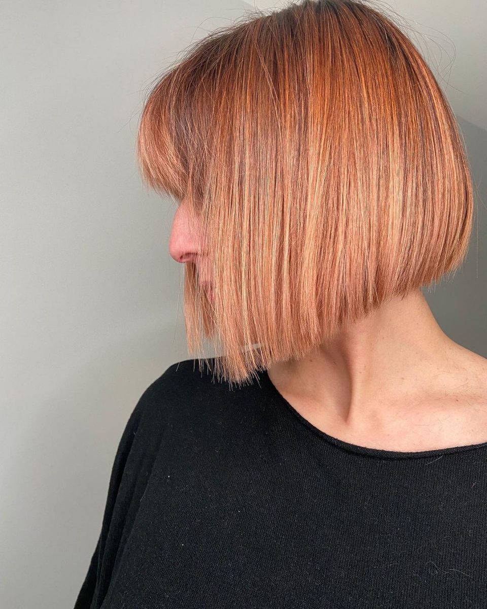 Les cheveux pêche sont la tendance couleur la plus cool de 2025
