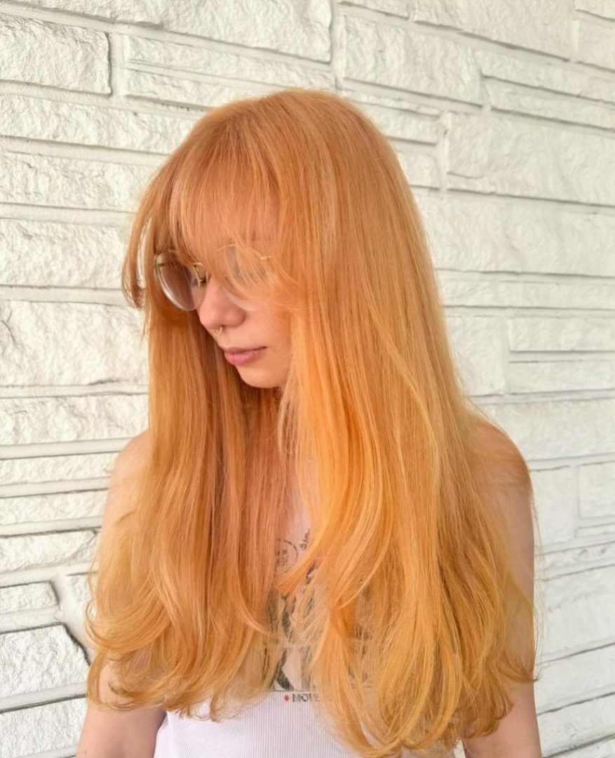 Peach Hair Is The Coolest Color Trend Of 2025