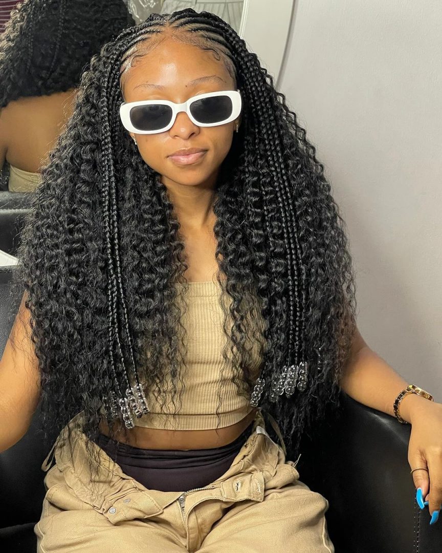 16 Half Cornrows Half Curly Weave Ideas For The Boldest Look