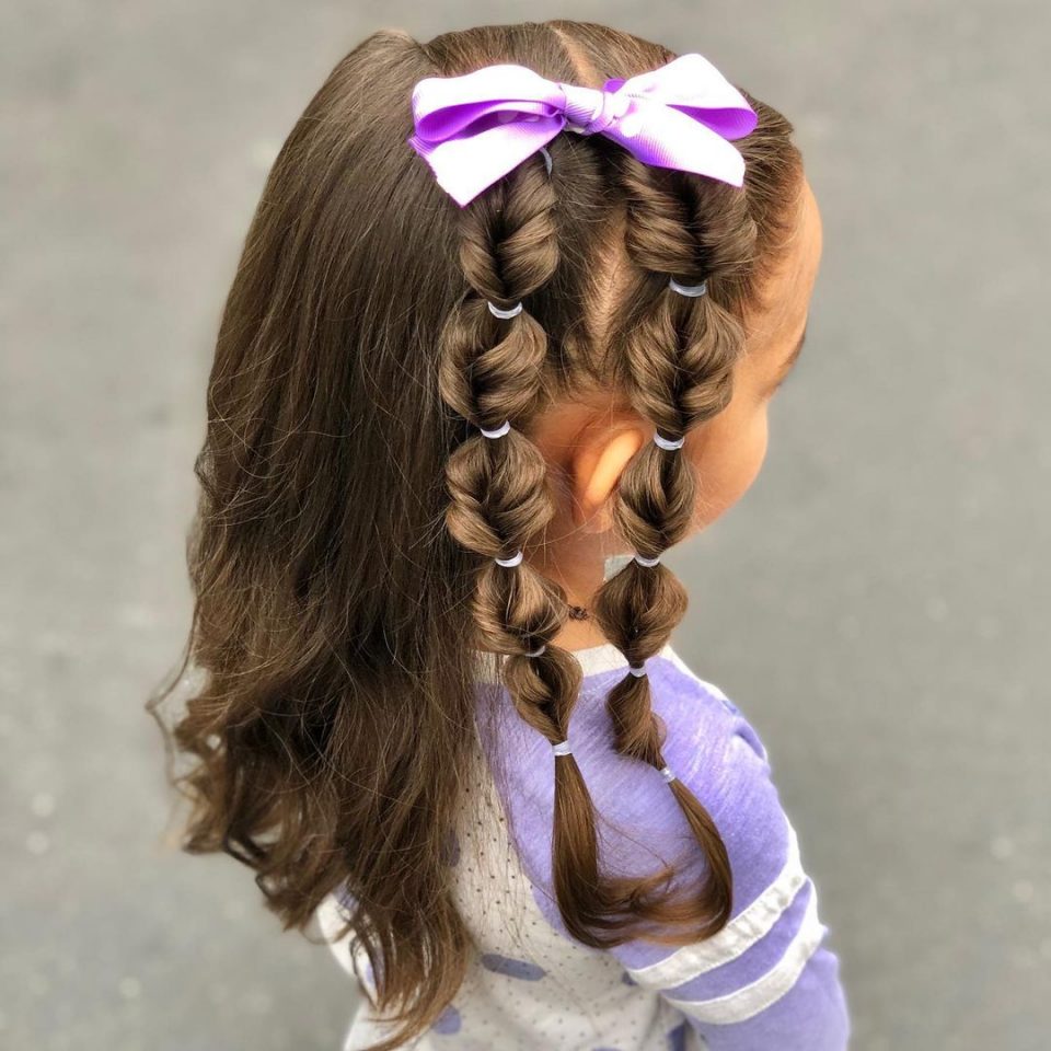 20 Most Adorable Rubber Band Hairstyles For Kids