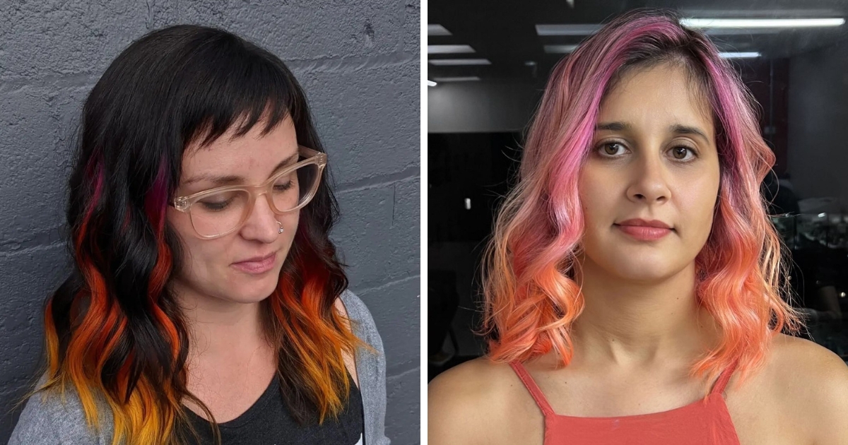Vivid Sunset Hair Color Is The Hottest Trend You’ll Love