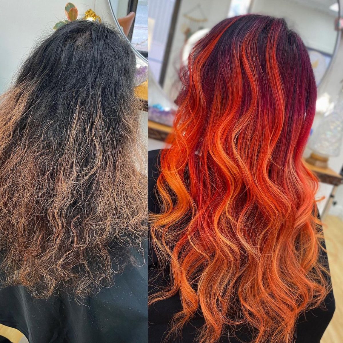 Vivid Sunset Hair Color Is The Hottest Trend You’ll Love