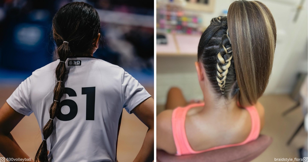 17 Stylish Volleyball Hairstyles That Will Keep Your Hair Secure