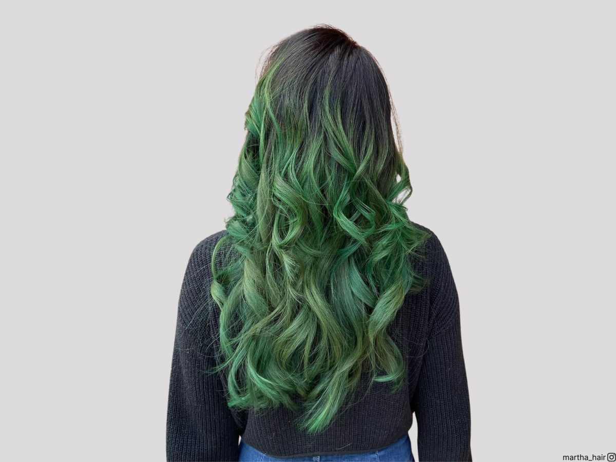 Ideas geniales de pelo verde para que tu peinado sea divertido y único