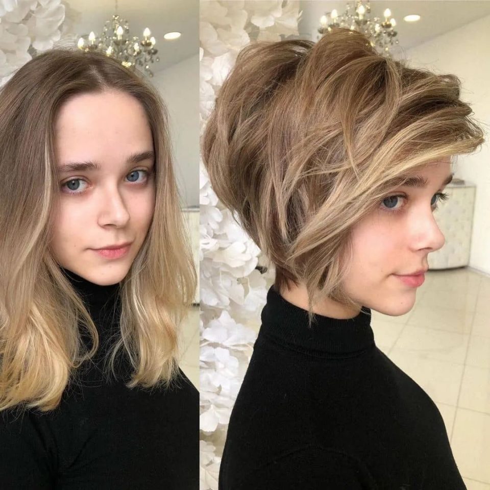 19 Incredible Long-Hair-To-Short-Hair Before-And-After Transformations ...
