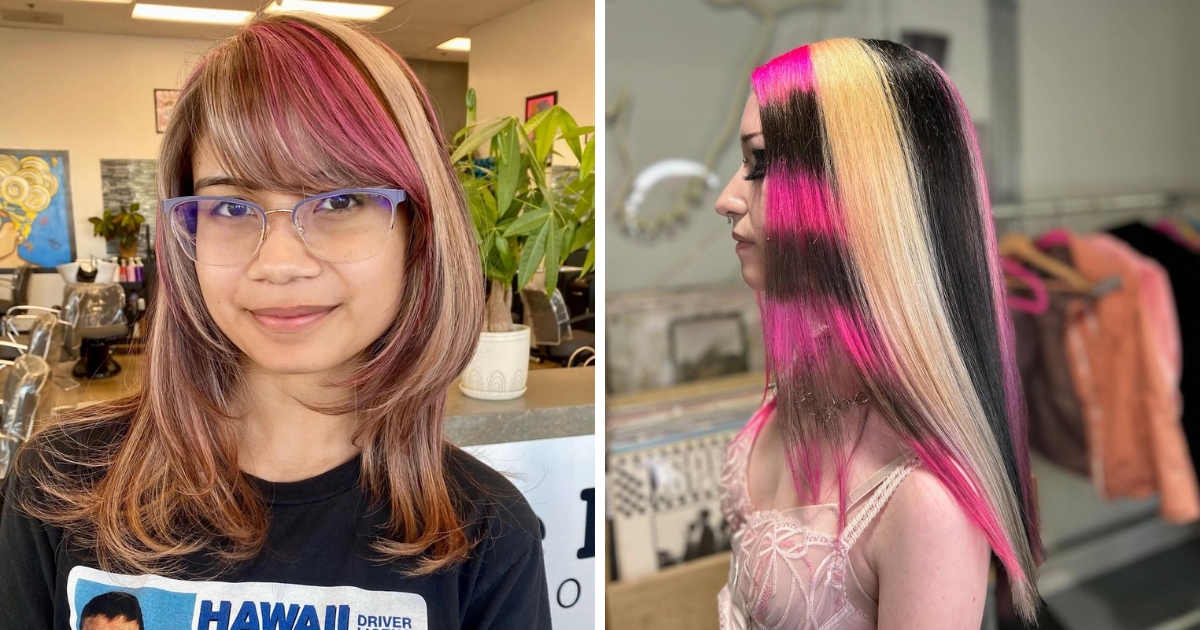 Neapolitan Hair Highlights Ideas Sweet As The Ice Cream Itself
