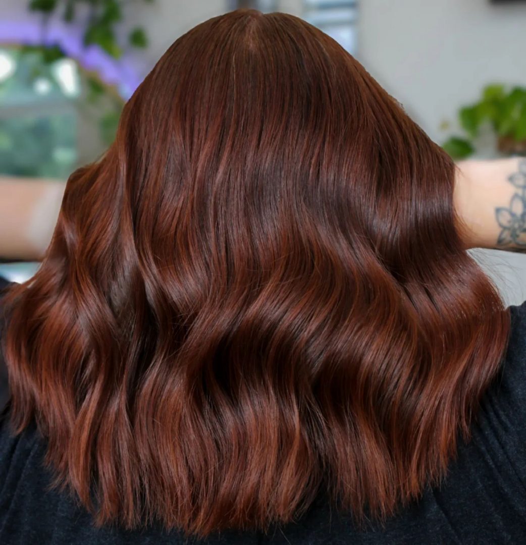 Mahogany Balayage Is The Subtle Way To Go Red For Fall