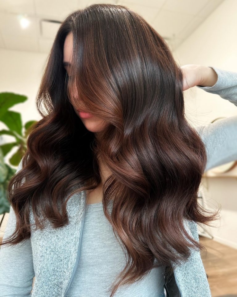 Mahogany Balayage Is The Subtle Way To Go Red For Fall