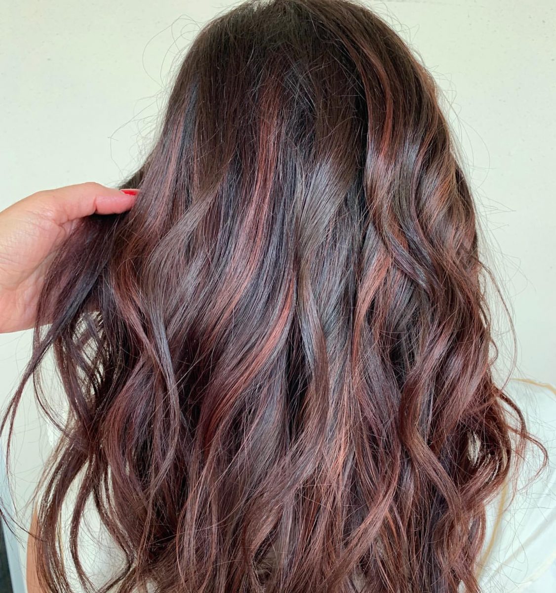 Mahogany Balayage Is The Subtle Way To Go Red For Fall