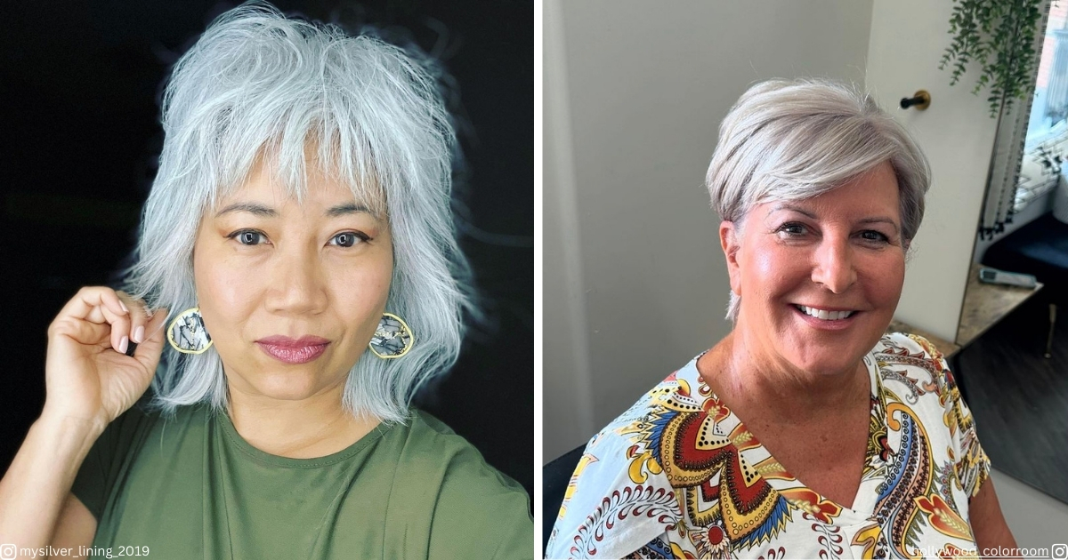 18 Inspiring Grey Hair Transformation Styles