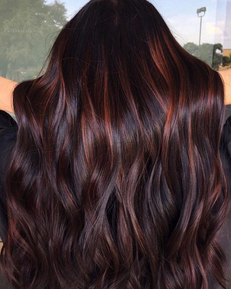 Mahogany Balayage Is The Subtle Way To Go Red For Fall