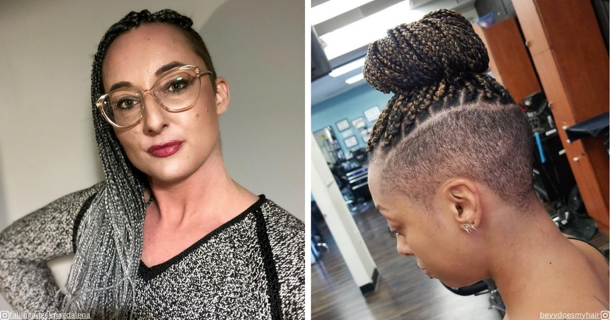 Braids With Shaved Sides Will Be The Most Popular Edgy-Feminine Look In ...