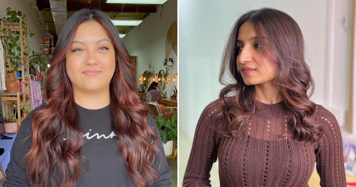 Mahogany Balayage Is The Subtle Way To Go Red For Fall