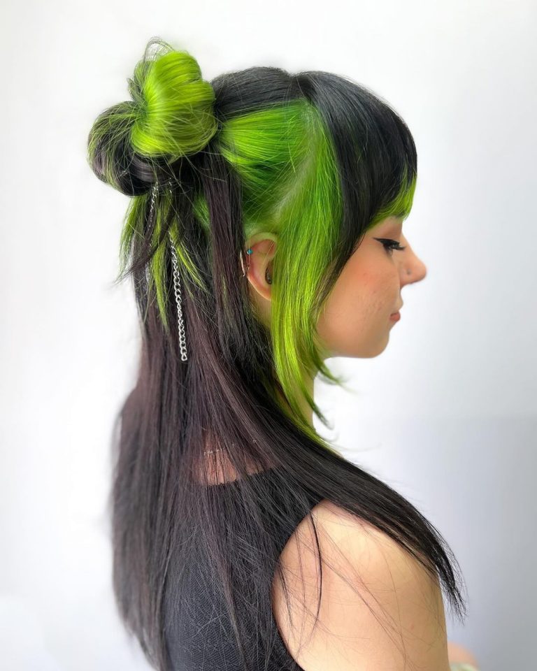 Atrévete o vete a casa: 20 ideas para el pelo verde neón que te harán ...