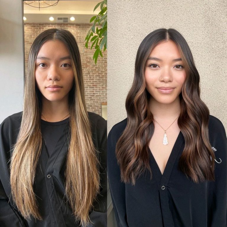 18 ideas para el pelo castaño chocolate oscuro que todas las morenas ...