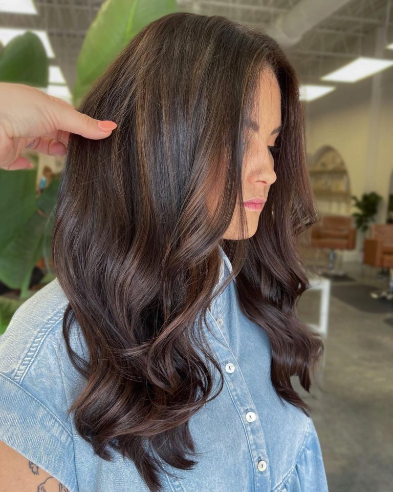 19 Rich And Beautiful Dimensional Dark Brunette Hair Ideas