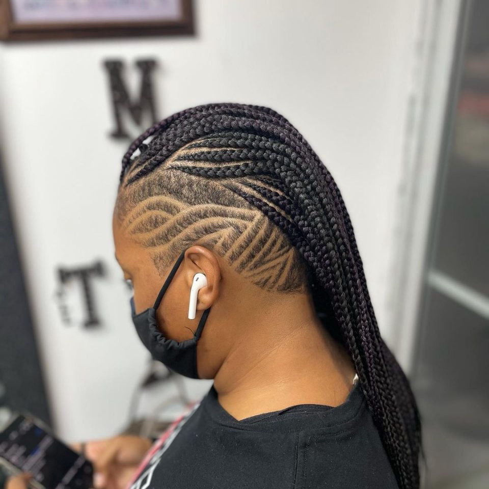 Braids With Shaved Sides Will Be The Most Popular Edgy-Feminine Look In ...