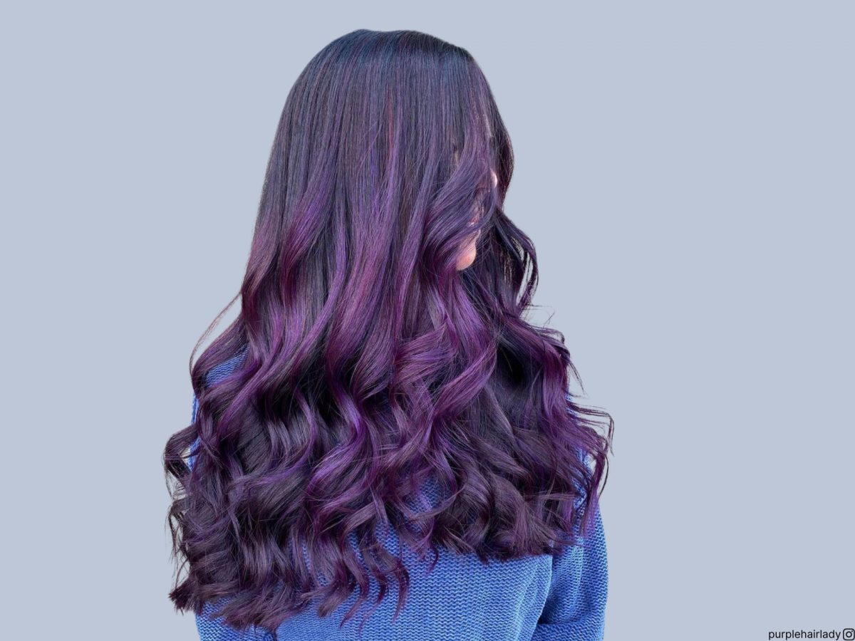 Purple Highlights Are The Fresh And Bold Change You Need