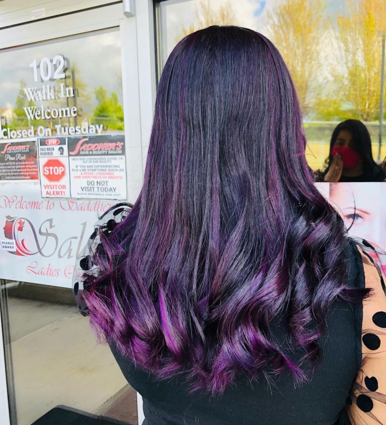 Purple Highlights Are The Fresh And Bold Change You Need