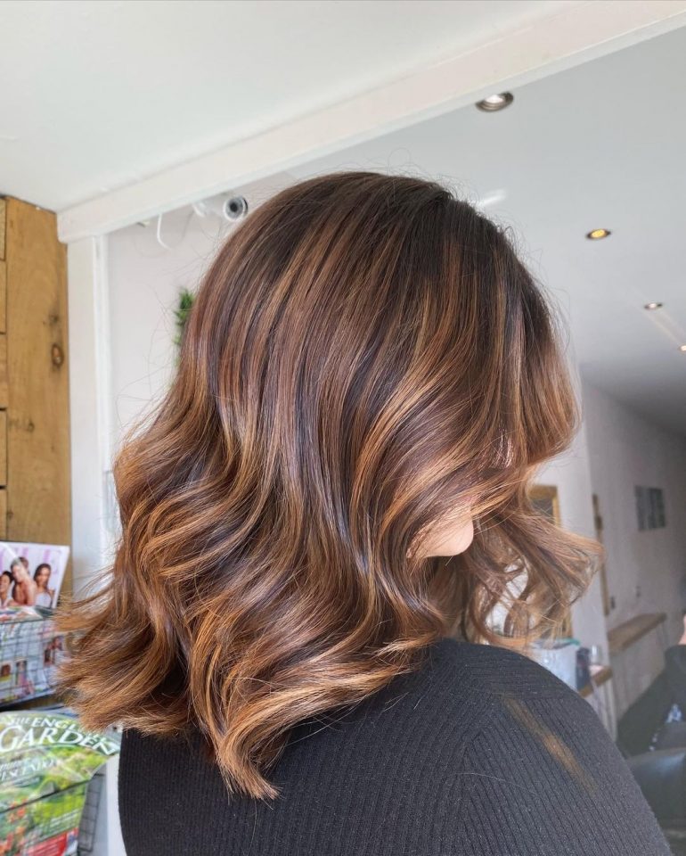 19 idées délicieuses de balayage au caramel pour obtenir un look ...