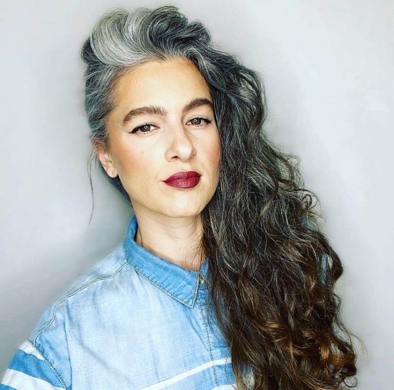 18 Estilos inspiradores para transformar el pelo gris