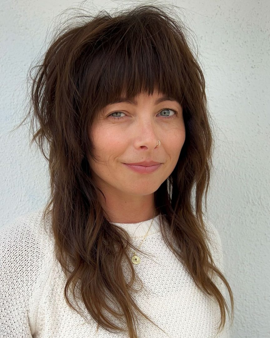 The Effortlessly Cool '70s Long Shag Haircut Is Making A Comeback In 2025