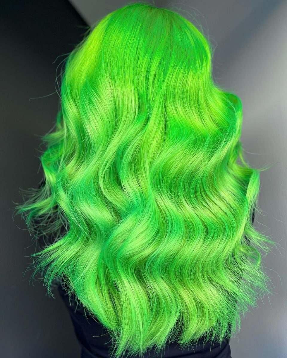 Go Bold Or Go Home: 20 Drool-Worthy Neon Green Hair Ideas