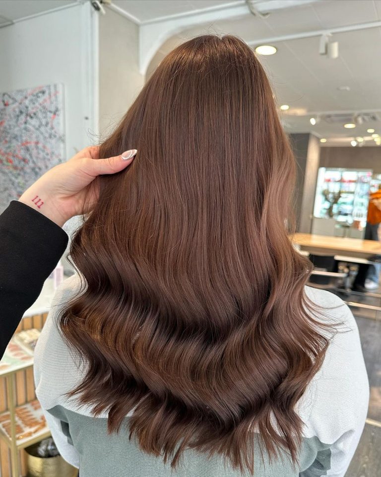 Warm Chocolate Brown Hair Is A Must-Try Style For Fall 2024