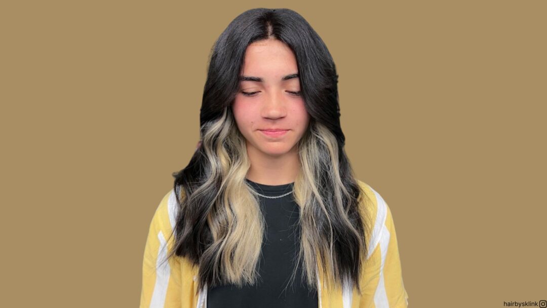 10 ideas para el pelo negro y rubio para un look fresco y de alto contraste