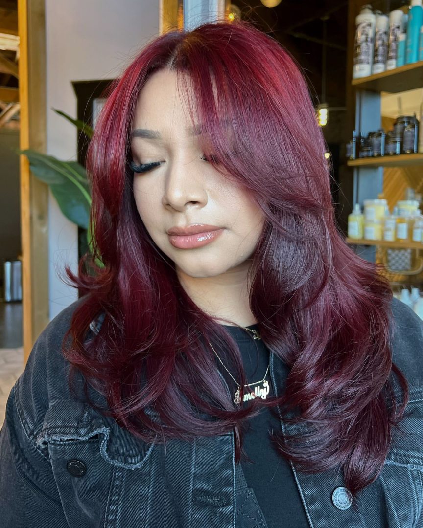 Wine Red Hair Is TikTok's Favorite Fall Trend