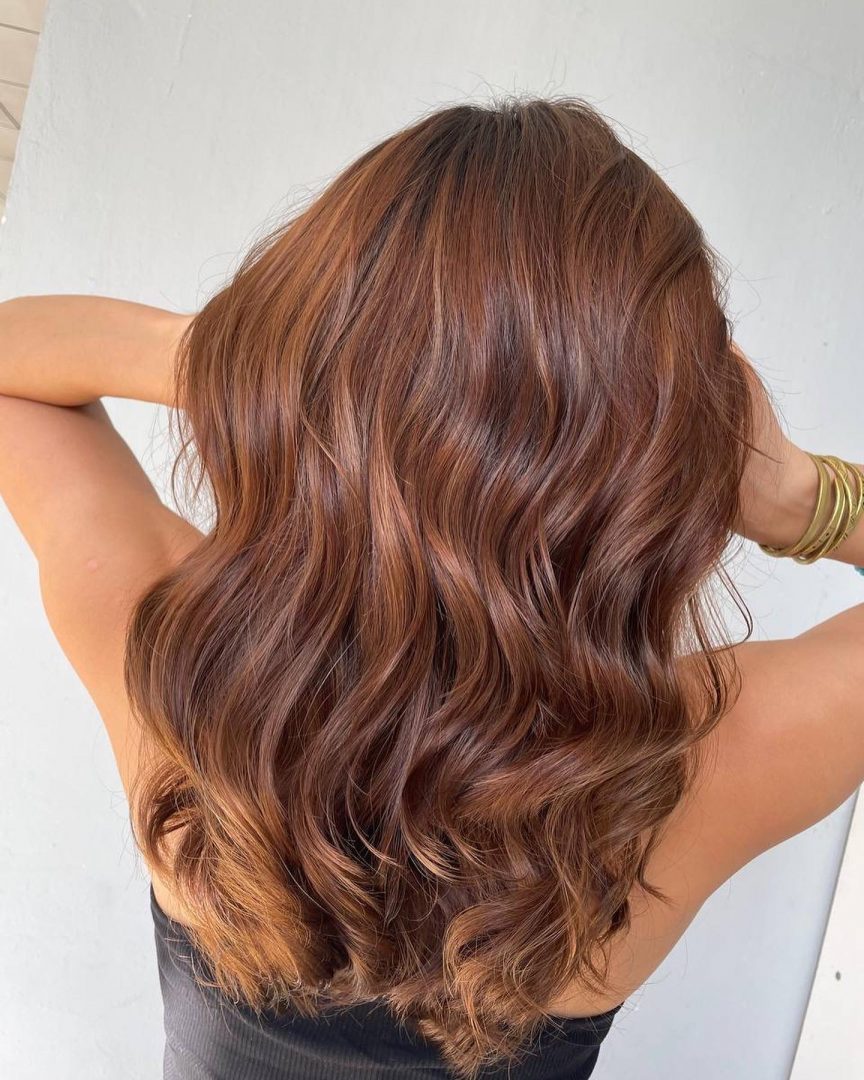 El pelo castaño rojizo está de moda y tenemos las fotos de Inspo