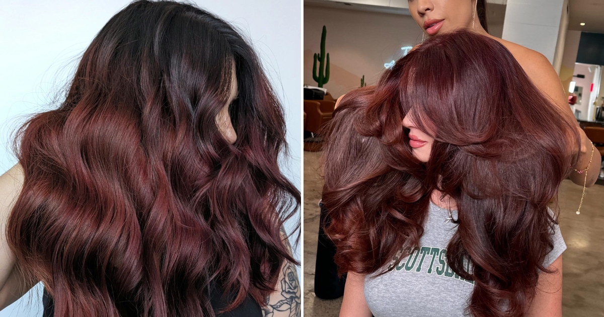 Cherry Cola Red Is The Luxe Hair Color You'll Be Into This Season