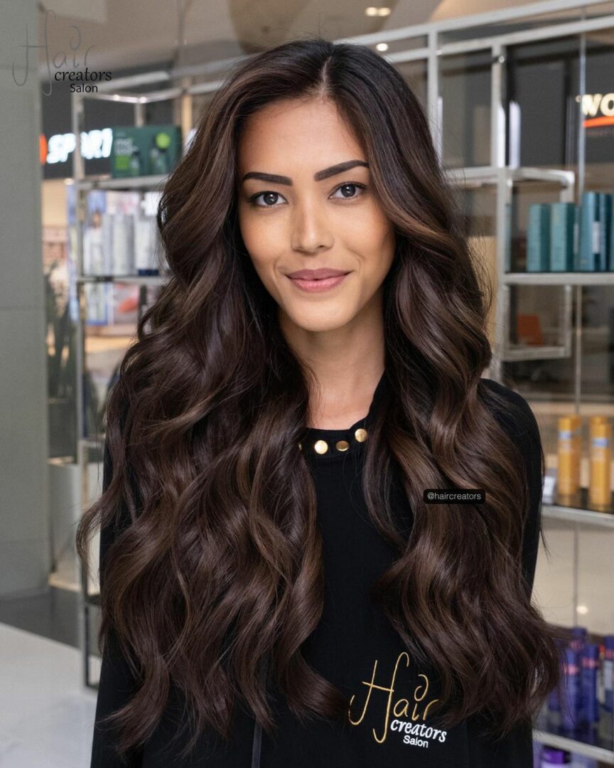 10 idées de coiffure brun chocolat pour une ambiance automnale ...