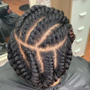 18 Creative And Alluring Natural Hair Flat Twist Styles