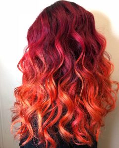 Unleash Your Fiery Side With These 20 Daring Fire Ombre Hair Ideas
