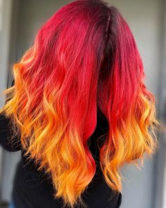 Unleash Your Fiery Side With These 20 Daring Fire Ombre Hair Ideas