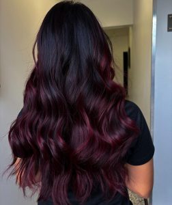 Dark Brown Hair With Red Undertones Is The Hottest Warmed-Up Style Of 2025