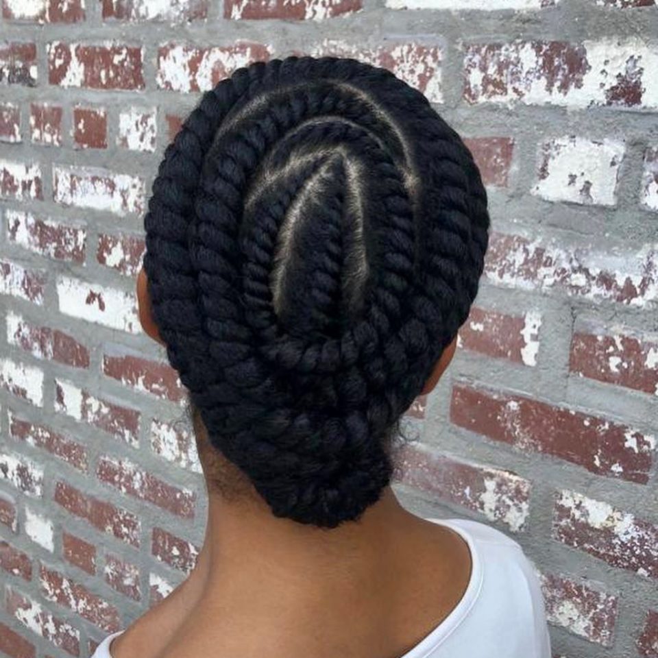 18 Creative And Alluring Natural Hair Flat Twist Styles