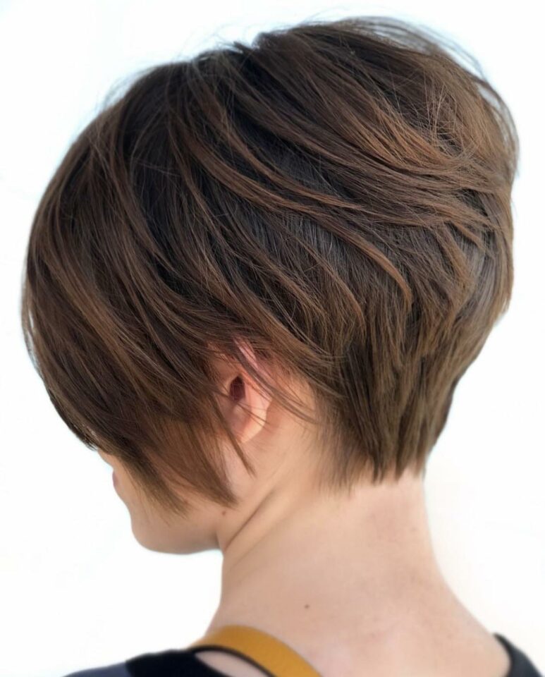 Layered Long Pixie Cuts Are A Go-To Style For Making A Statement