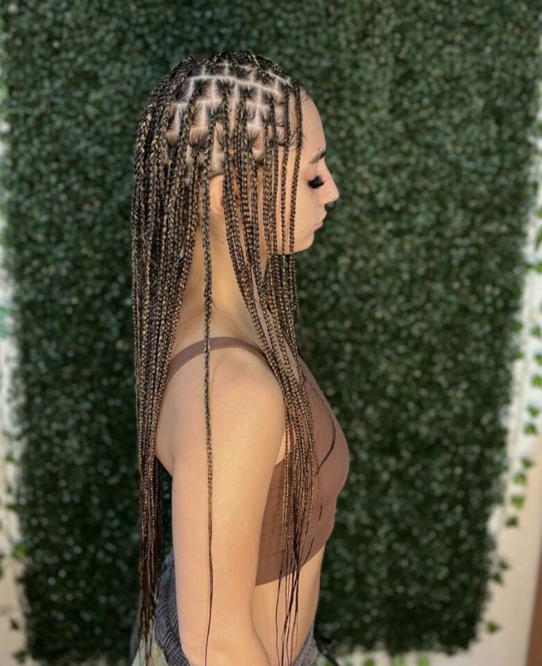 12 Ideas For Small Knotless Braids You'll Love