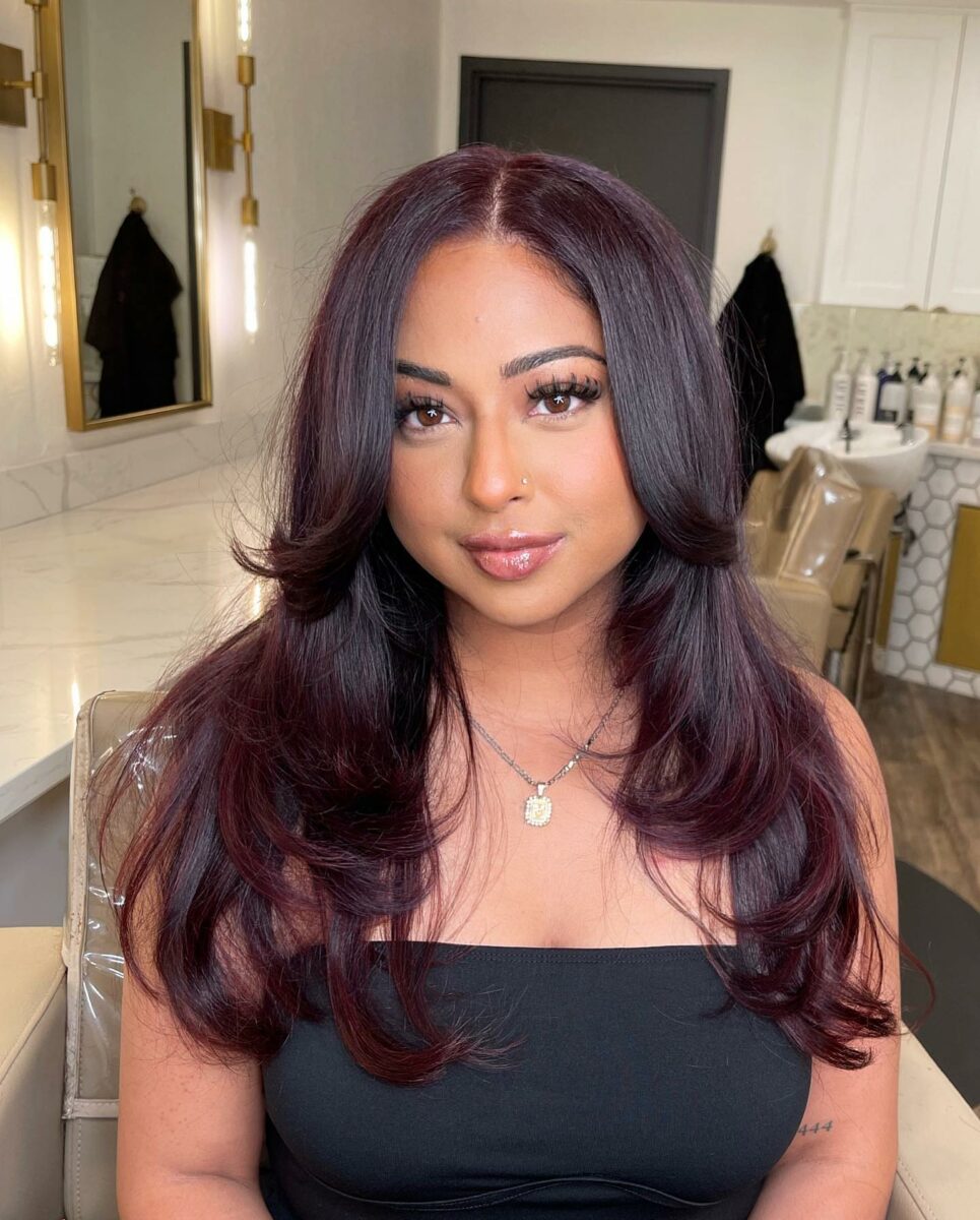 10 Dark Cherry Hair Color Ideas To Try This Season