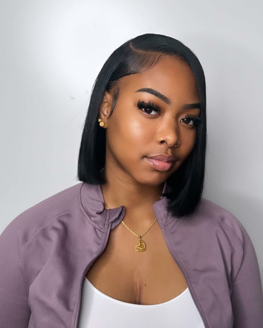 14 Blunt-Cut Side Part Styles That Always Look Polished