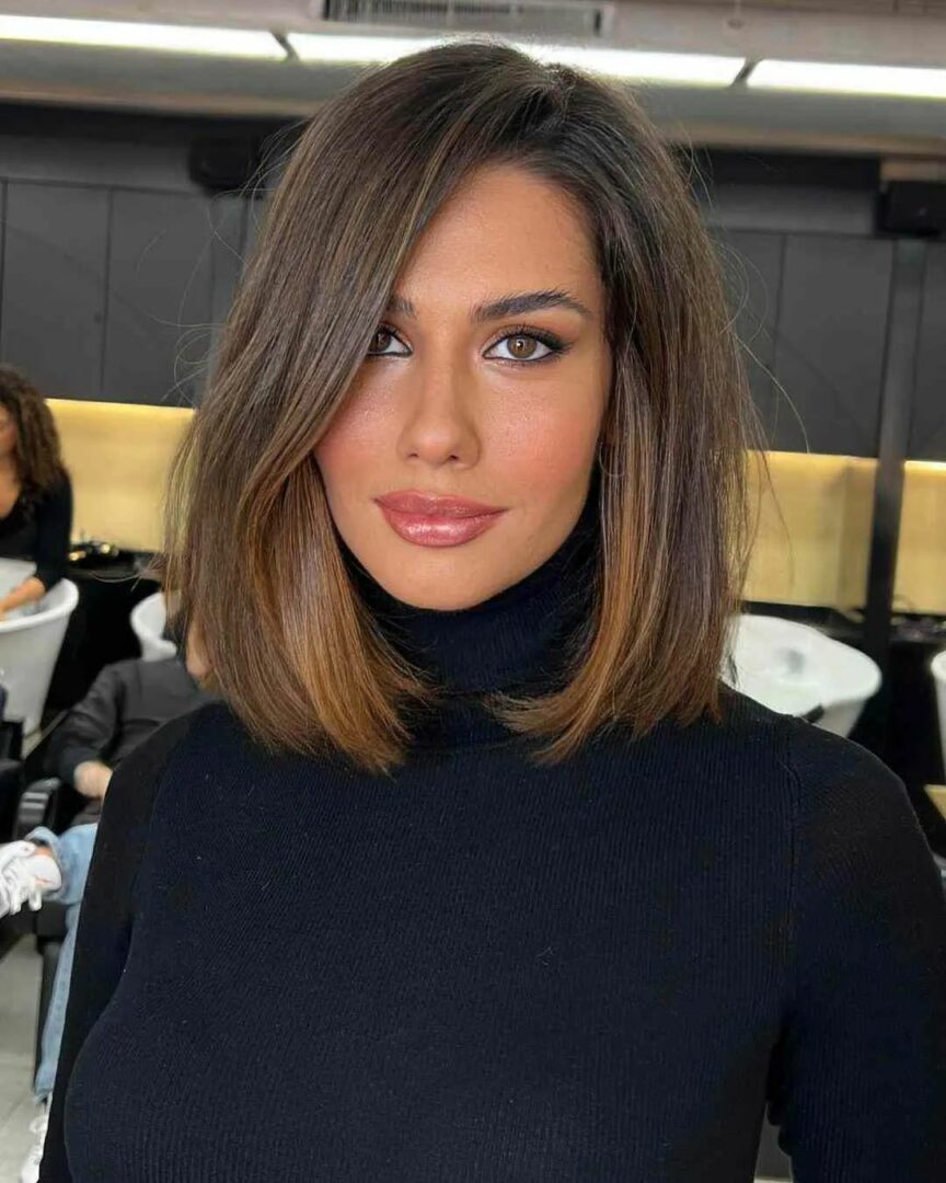 14 Blunt-Cut Side Part Styles That Always Look Polished