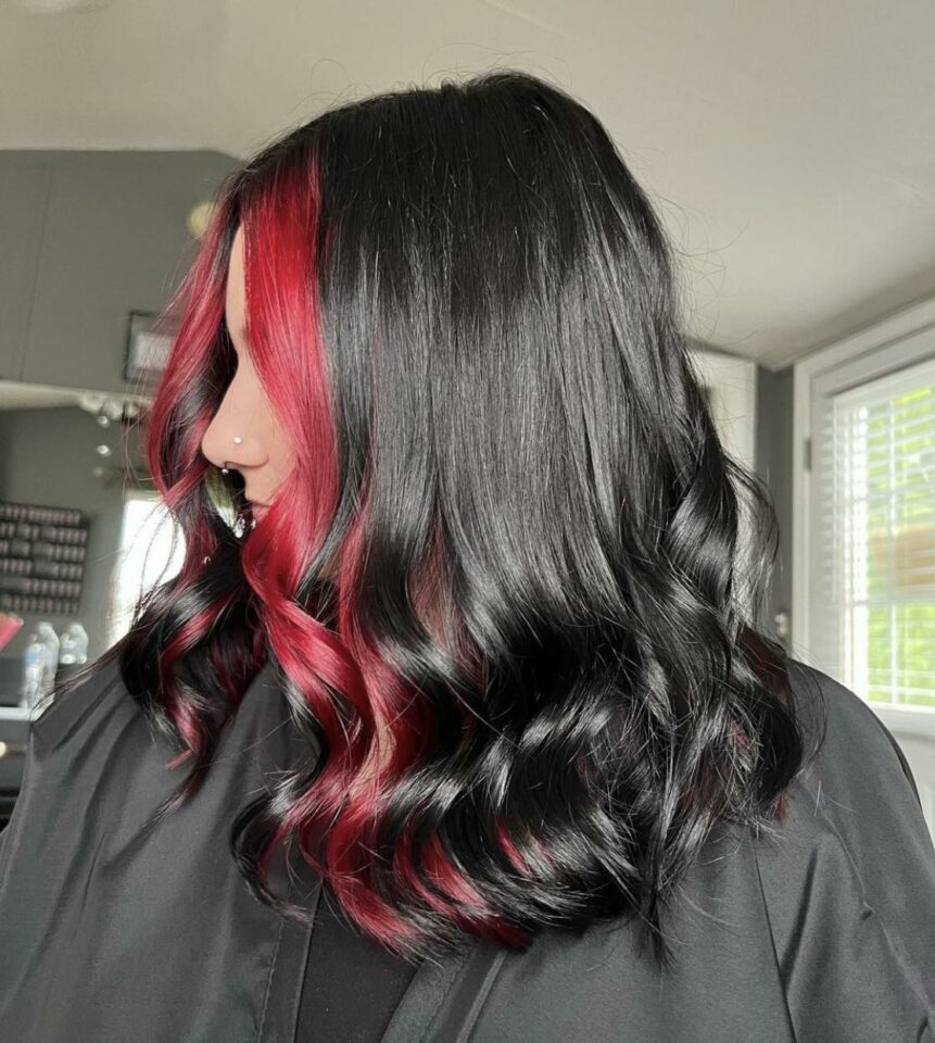 De sutiles a dramáticos, estos 14 looks son mechas rojas para pelo ...