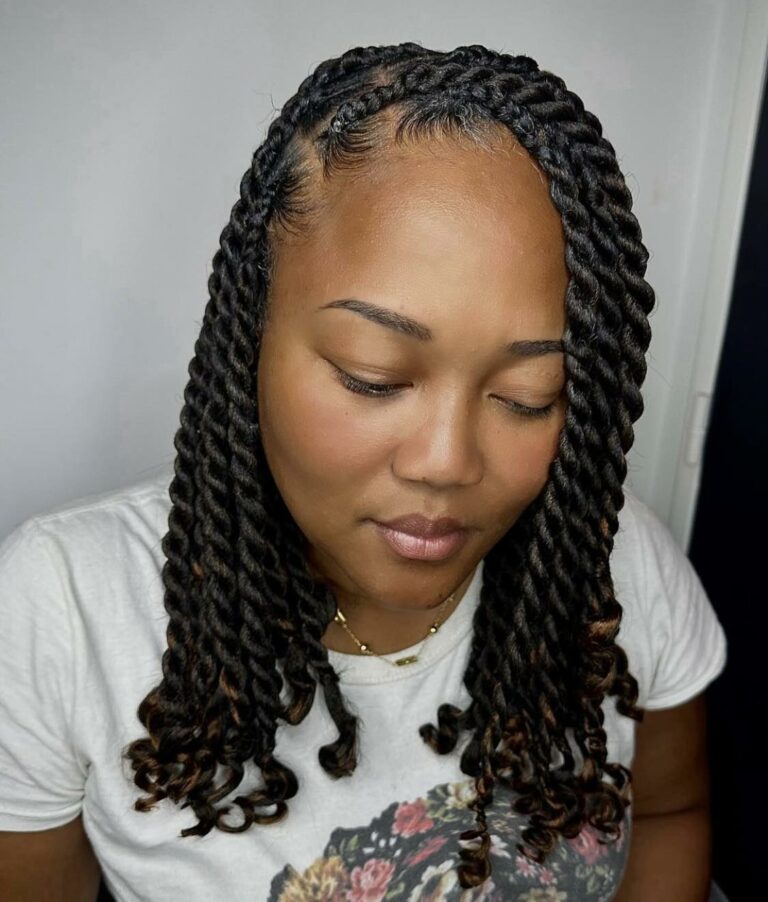13 Stunning Twist Braid Styles You Need To Try In 2025
