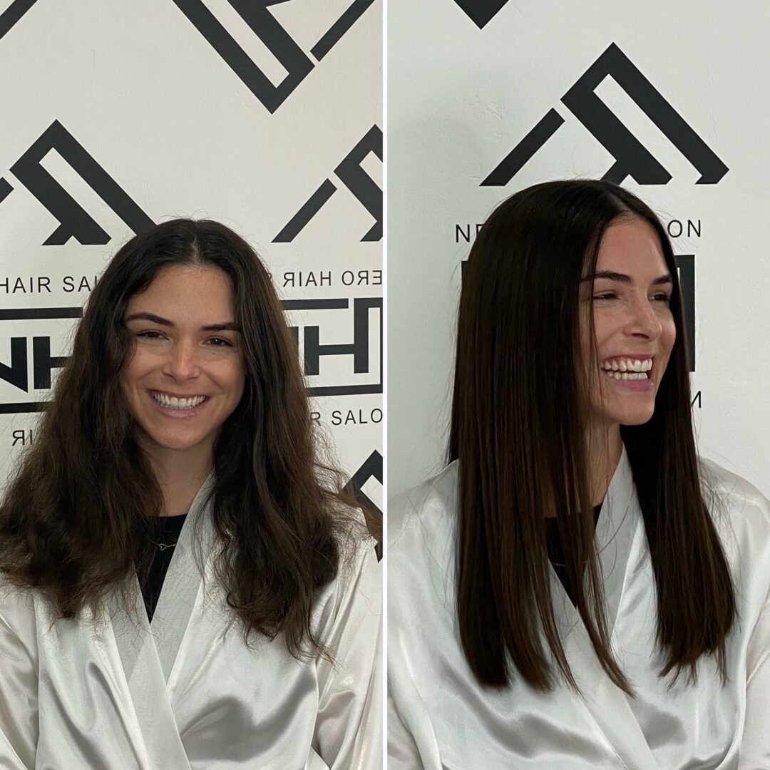 14 Curly-To-Straight-Hair Before-And-After Looks That Will Leave You ...